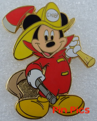 PP658 - DLR - Mickey Mouse - Firefighter Chief - PinPics