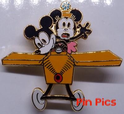 PP620 - Disney Gallery - Mickey and Minnie in a Plane - Mickey Thru The ...