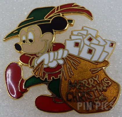 PP523 - DIS - Mickey - Christmas 1993 - Elf Mailman - PinPics