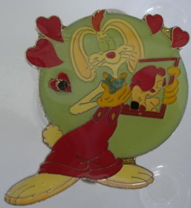 PP673 - HKDL - Roger Rabbit in Love - Flashing Light Pin - Who Framed ...
