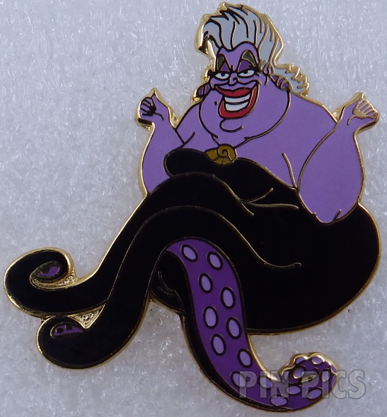 PP933 - WDW - Ursula Sitting - Little Mermaid - PinPics
