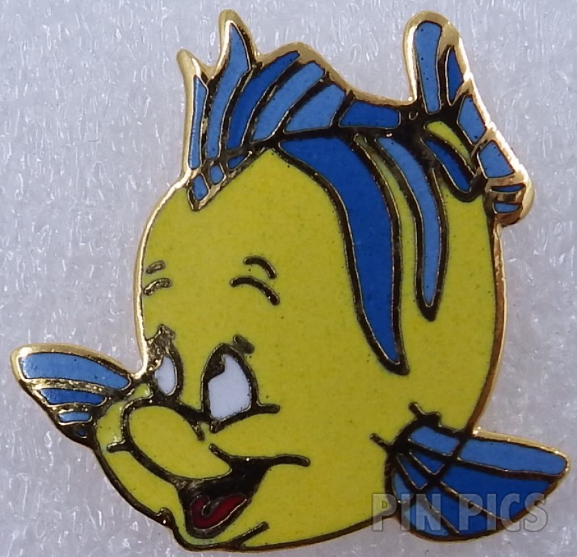PP973 - WDW - Flounder - Little Mermaid - Version 1 - PinPics
