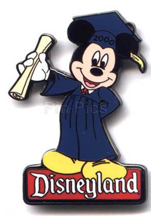 PP1639 - DLR - Mickey Mouse Graduation - 2000 - PinPics