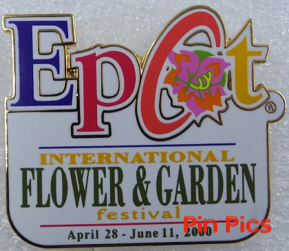 PP1737 - WDW - Epcot Flower and Garden Festival - 2000 Logo - PinPics