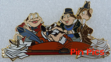 PP2676 - WDW - Mr. Toad, Angus MacBadger, Moley & Ratty - Writing in a ...