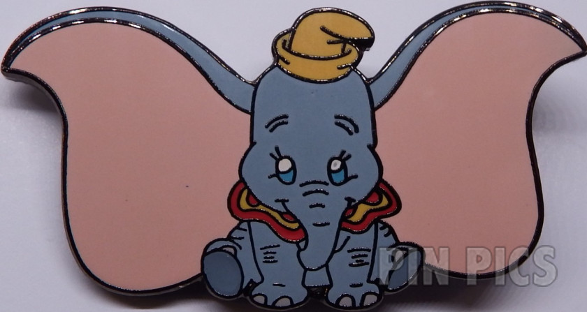 PP2686 - DL - Dumbo - Sitting in Clown Costume - PinPics
