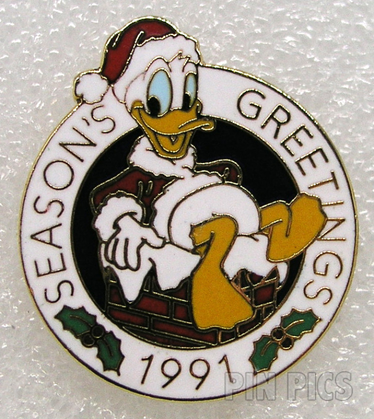 PP2822 - DLR - Cast Season's Greetings 1991 (Donald Duck) - PinPics
