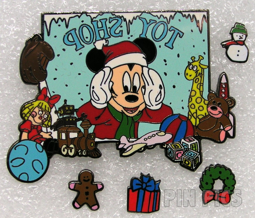 PP2957 - DL - Mickey Mouse - Toy Shop Set - Christmas 2000 - Red Velvet ...