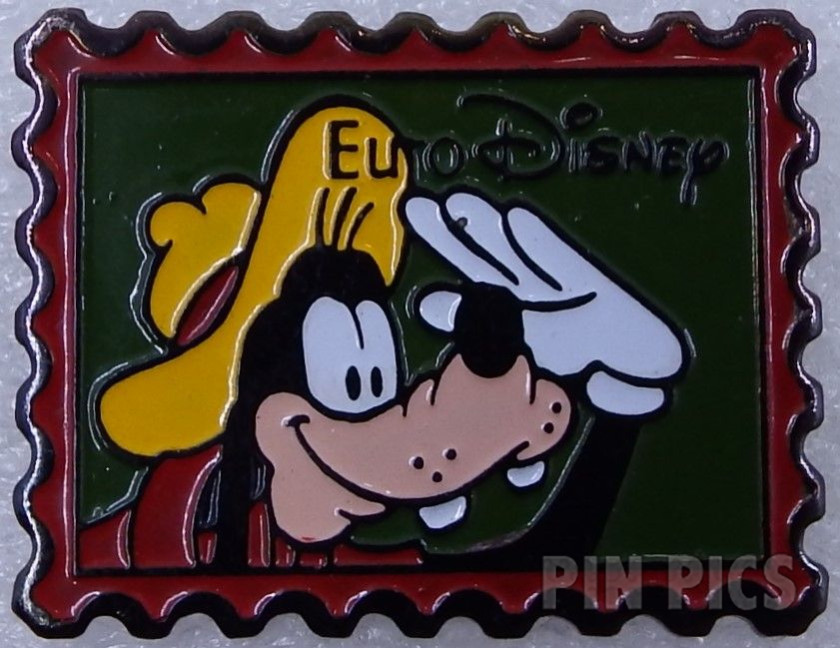 PP2931 - DLP - Goofy - EuroDisney Stamp - Saluting - PinPics