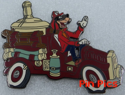 PP3150 - DL - Goofy - Driving a Fire Truck - PinPics