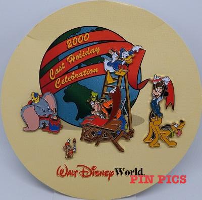 PP3194 - WDW - 2000 Cast Holiday Celebration Set - PinPics