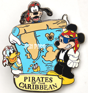 PP3303 - DLR - Mickey, Goofy, Donald - Pirates of the Caribbean ...