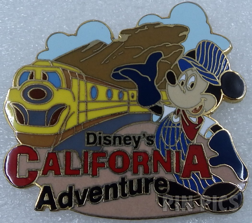 PP3519 - DCA - Engineer Mickey with Train - California Adventure - PinPics