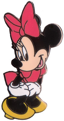 PP3641 - Minnie Mouse w/hands on hips and Red Dress - PinPics