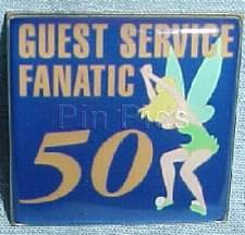 PP3831 - WDW - Tinker Bell - Guest Service Fanatic 50 - PinPics