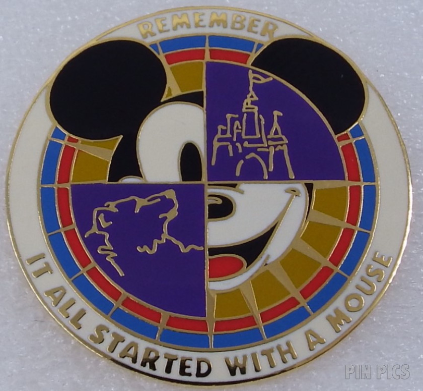 PP3910 - DLR - Mickey - Remember It All Started With a Mouse - PinPics