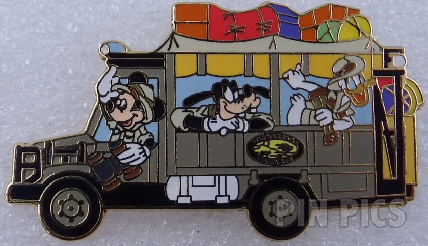 PP3908 - WDW - Mickey, Goofy, Donald - AK Kilimanjaro Safaris - Wheels ...