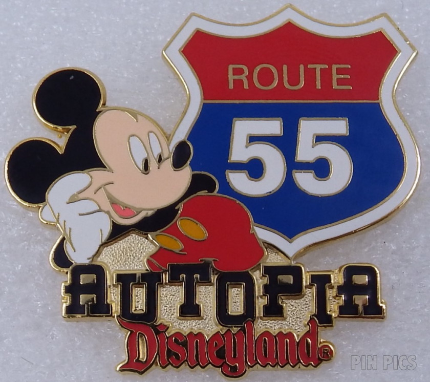 PP4315 - DL - Mickey - Autopia - Route 55 - Disneyland - PinPics