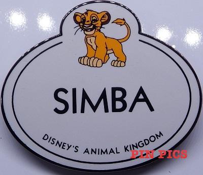 PP4655 - WDW - Simba - Cast Member Nametag - PinPics