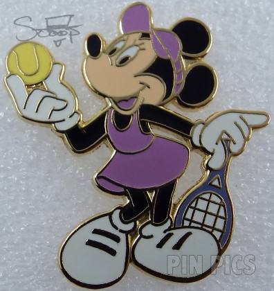 PP4790 - WDW - Minnie Mouse - Tennis - With Eyelashes - PinPics