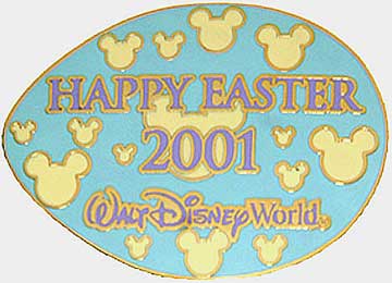PP4773 - WDW - Walt Disney World - Easter Egg Hunt 2001 - Blue - PinPics