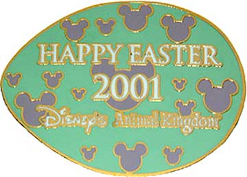 PP4774 - WDW - Animal Kingdom - Easter Egg Hunt 2001 - Green - PinPics