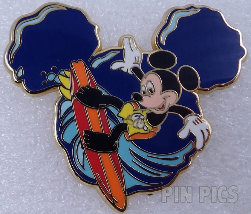 PP5097 - WDW - Surfer Mickey - MGM Countdown to Pin Celebration Event ...