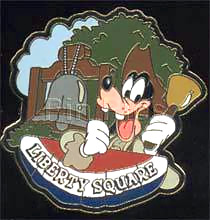 PP4999 - WDW - Goofy - Liberty Square - Magic Kingdom Land Series - PinPics