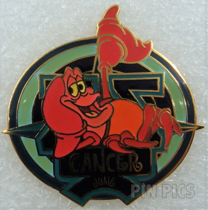 PP5338 - WDW - Sebastian - Cancer - 2001 Zodiac Series - PinPics