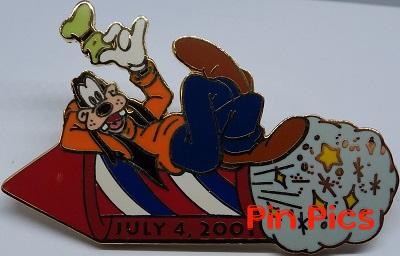 PP5698 - Disneyland - Goofy on Rocket (July 4, 2001) - PinPics