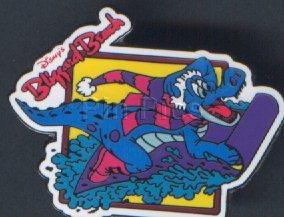 PP5949 - Blizzard Beach - Ice Gator on a Toboggan - PinPics