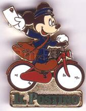 PP6165 - TDR - Mickey Mouse - Bicycle Postman - Il Postino - TDS - PinPics