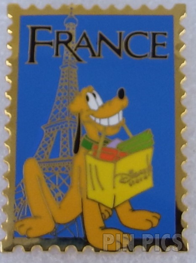 PP7060 - Japan - Pluto - France Stamp - Walt Disney 100th Year - JDS - PinPics