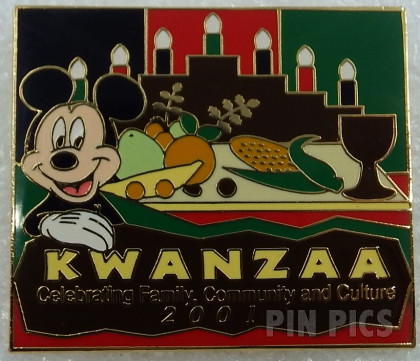 PP8920 - WDW - Mickey Mouse - Kwanzaa 2001 - PinPics