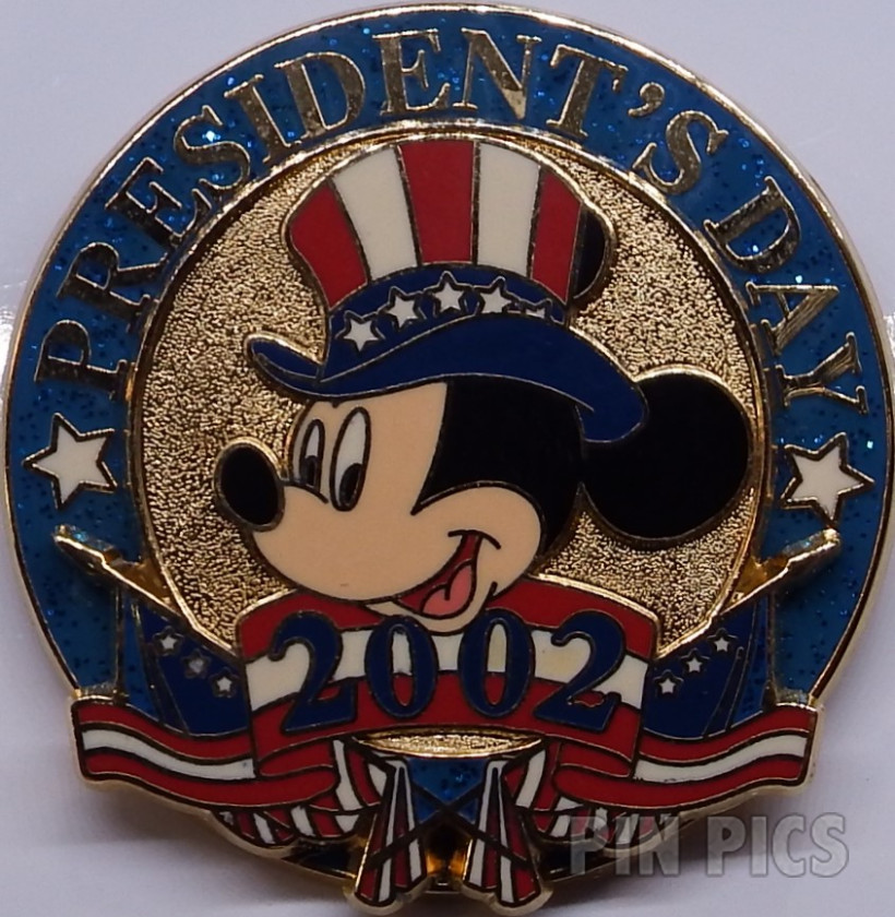PP9406 - DIS - Mickey - Presidents' Day 2002 - 12 Months of Magic - PinPics