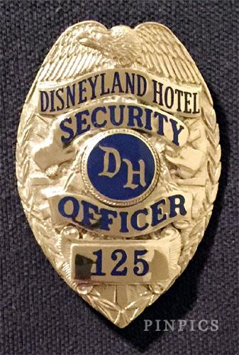 PP9374 - Disneyland Hotel Cast Member Security Badge (Retired) - PinPics