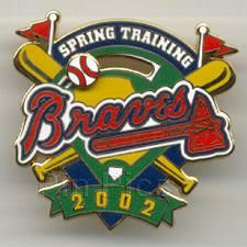 PP10165 - Braves Spring Training 2002 - Slider - PinPics