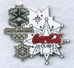PP9680 - Coca-Cola SLC Security Snowflake - PinPics