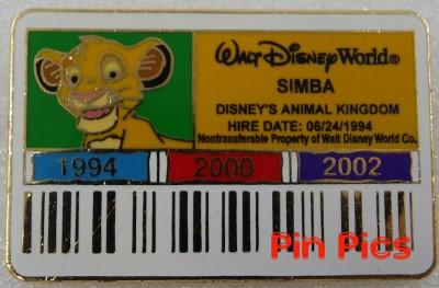 PP10878 - WDW - Simba - ID Badge/Card - Cast - PinPics