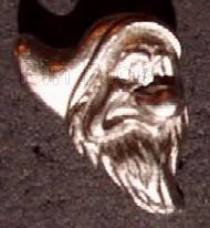 PP10618 - Silver Grumpy Head - PinPics