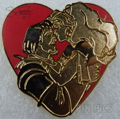 PP11262 - WDW - Esmeralda and Phoebus - Couples in Hearts Set - Cast Lanyard Series 1 2002 ...