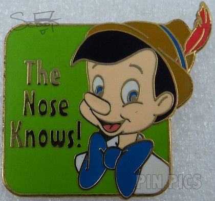 PP11711 - WDW - Pinocchio - The Nose Knows - Character Sayings - Cast ...