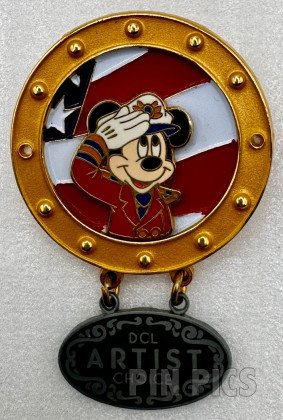 PP14195 - DCL - Mickey Mouse - Artist Choice Dangle - Captain Mickey ...
