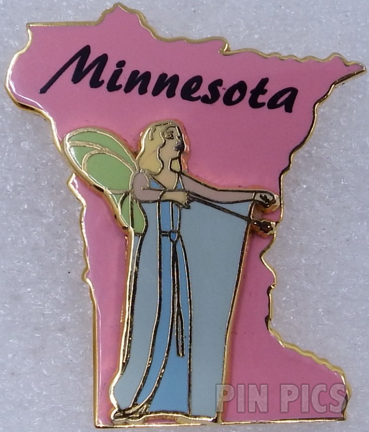PP14904 - State Character Pins - Minnesota - Blue Fairy - PinPics