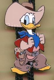 PP14573 - Cast ID Lanyard - Donald Duck Cowboy - PinPics