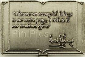 PP14724 - DA - Walt Disney - Prototype - Quote Book -...A Tribute To ...