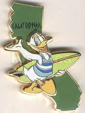 PP14929 - State Character Pins (California/Donald) - PinPics