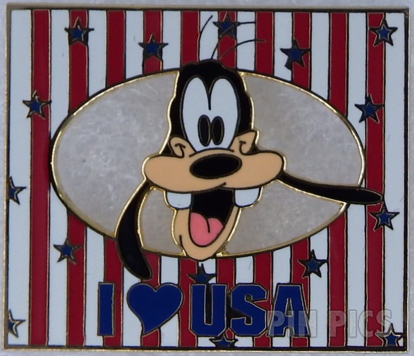 PP15621 - Japan - Goofy - I Love USA - JDS - PinPics