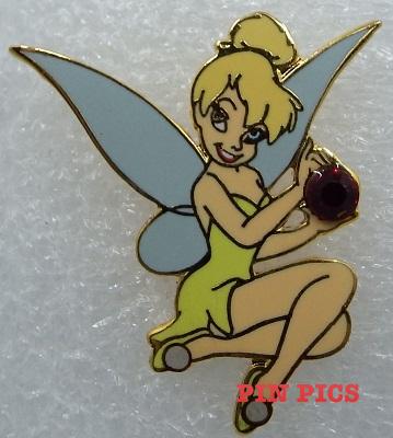 PP16887 - DLR - January - Tinker Bell Sitting - Birthstone - PinPics