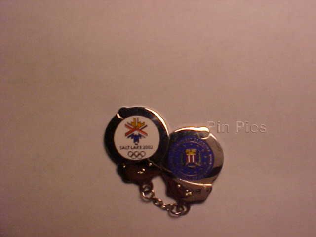 PP16237 - FBI Handcuffs - 2002 Salt Lake City Olympics - PinPics